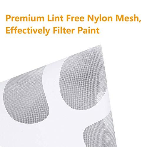 100 Pack 100 Micron Paint Cone Paint Strainers, 100 Micron Paint Filter ...