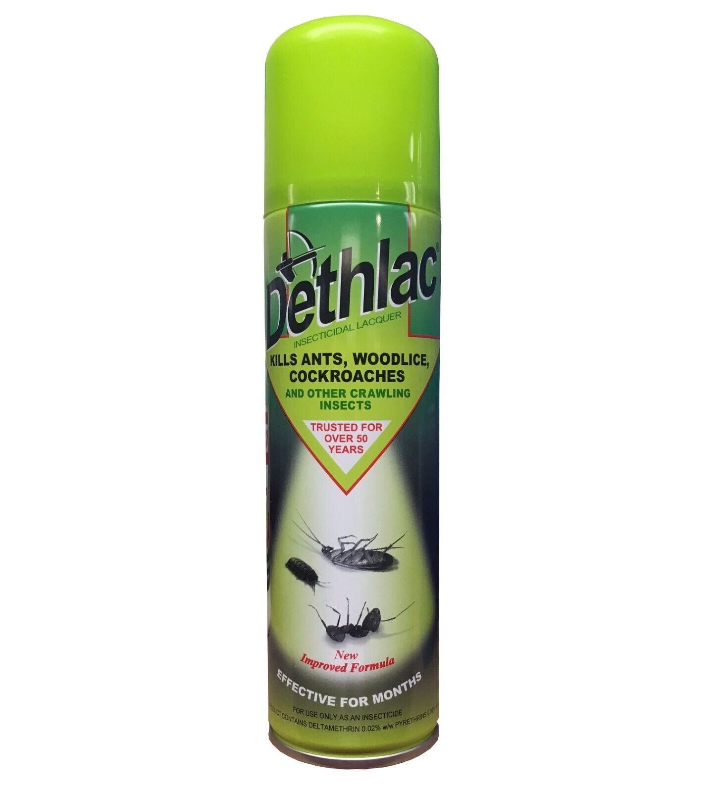 Insect Killer Lacquer Spray Dethlac 250ml Kills Ants Woodlice and ...