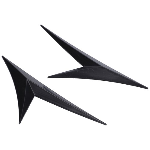 2pcs Car Side Leaf Flank Carbon Fiber Style Protection Frame For 10th ...