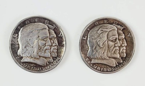 U.S. Long Island Silver Half dollar Coins (Two Coins) 25.11 Grams | eBay