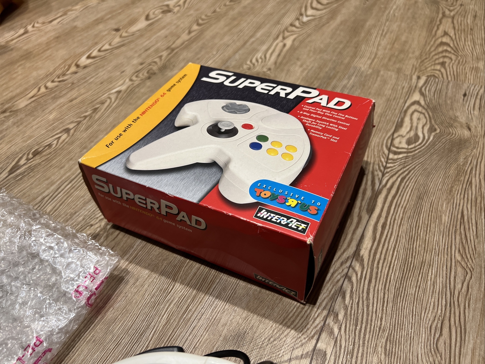 InterAct SuperPad Gaming Controller For Nintendo 64 (Untested) With Box ...