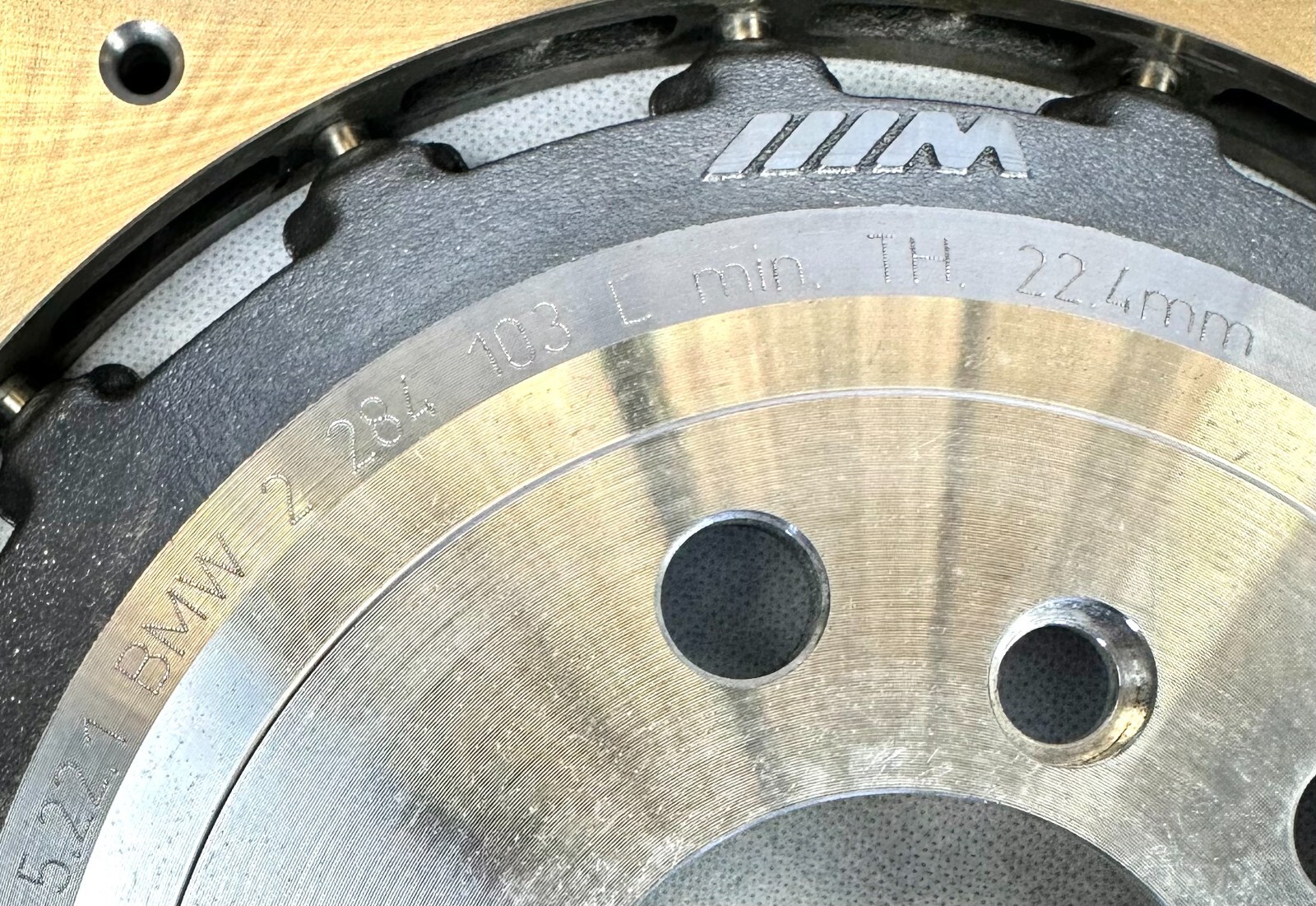 BMW M5 & M6 Vented Rear Brake Disc Set 34212284104 34212284103 OEM ...