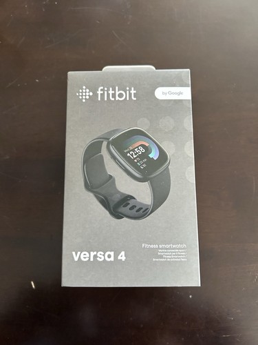 Fitbit Versa 4 Fitness Smartwatch - Graphite & Black Model FB523BKBK-US ...