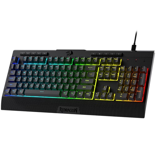 K525 RGB Backlit 104 Keys Wired Membrane Gaming Keyboard w/ 5 ...