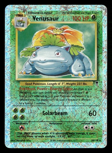 2002 Pokemon Legendary Collection 18/110 Venusaur NM | eBay
