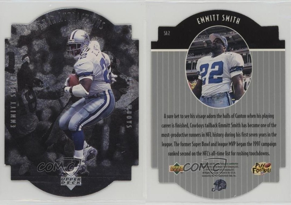 1997 Upper Deck Star Attractions Emmitt Smith #SA2 HOF 5w0 | eBay