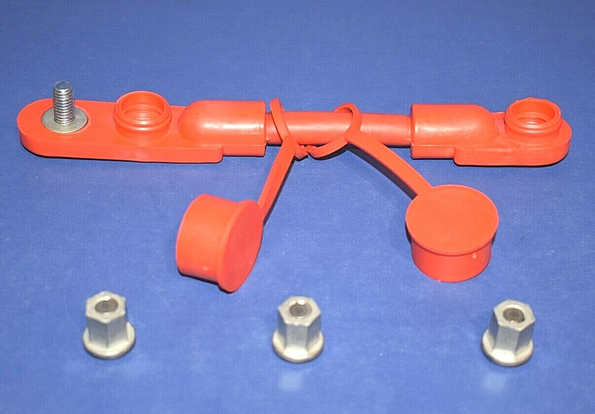 Positive Overmolded 2 Battery Cable Harness & Nuts Freightliner RV,s ...