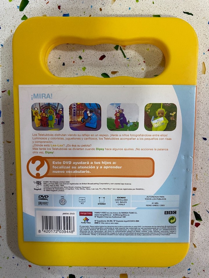 Teletubbies DVD Look BBC Spanish English Catalan | eBay