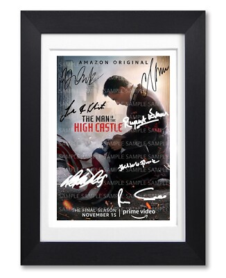 MAN IN HIGH CASTLE CAST SIGNED TV SHOW SEASON SERIES POSTER PHOTO ...