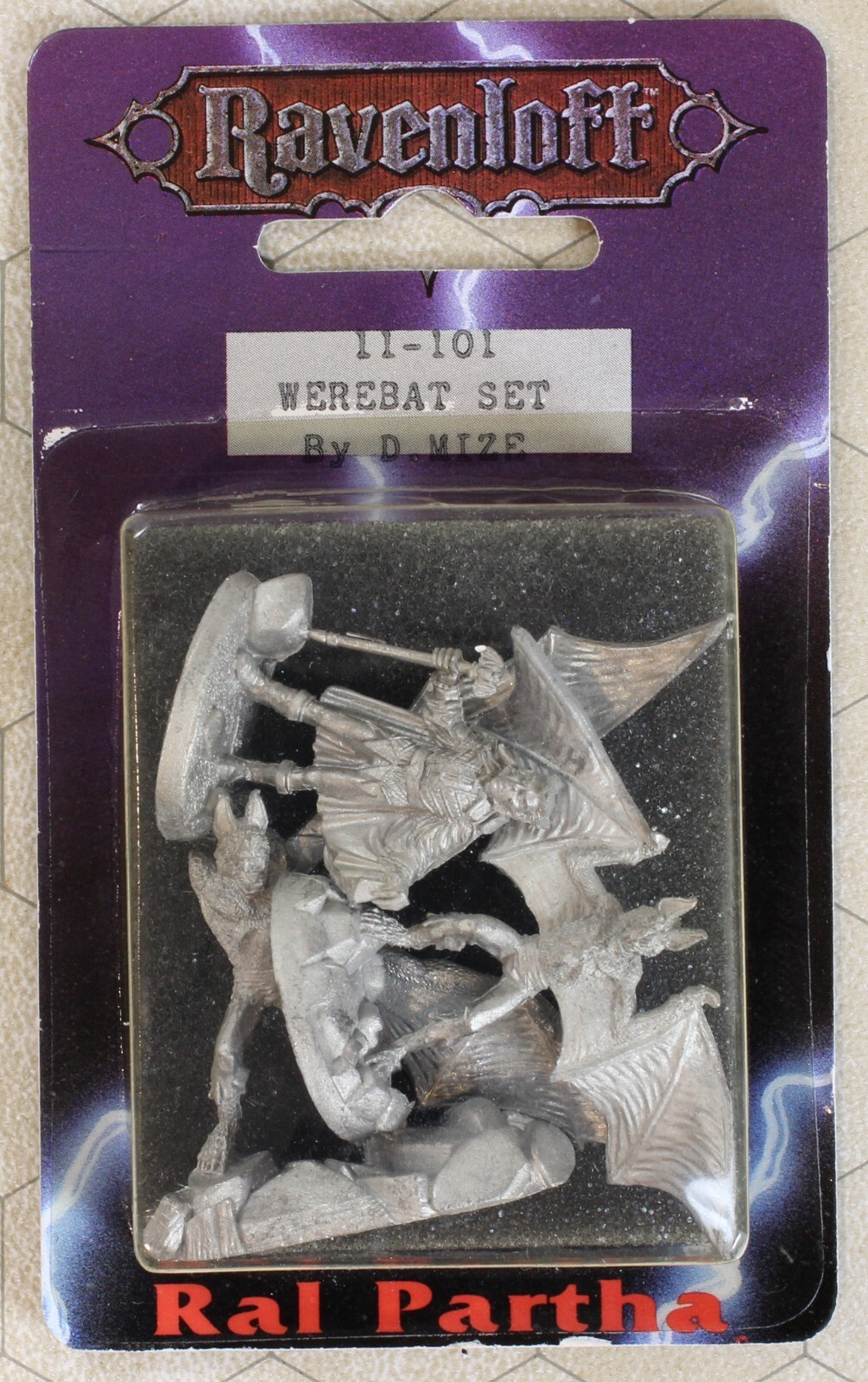 Ral Partha 11-101 AD&D 2nd ed WEREBAT WERE-BAT SET Minis RAVENLOFT OOP ...