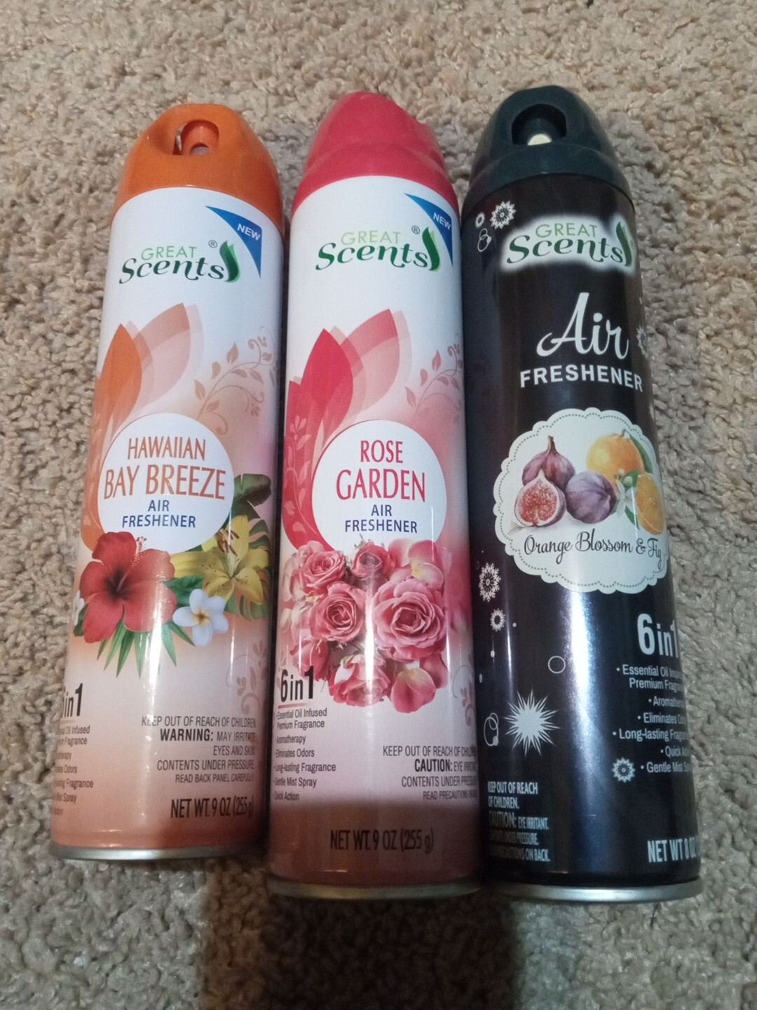 GREAT SCENTS ODOR NEUTRALIZER Air Freshener Spray 9oz ( 3 pack ) | eBay