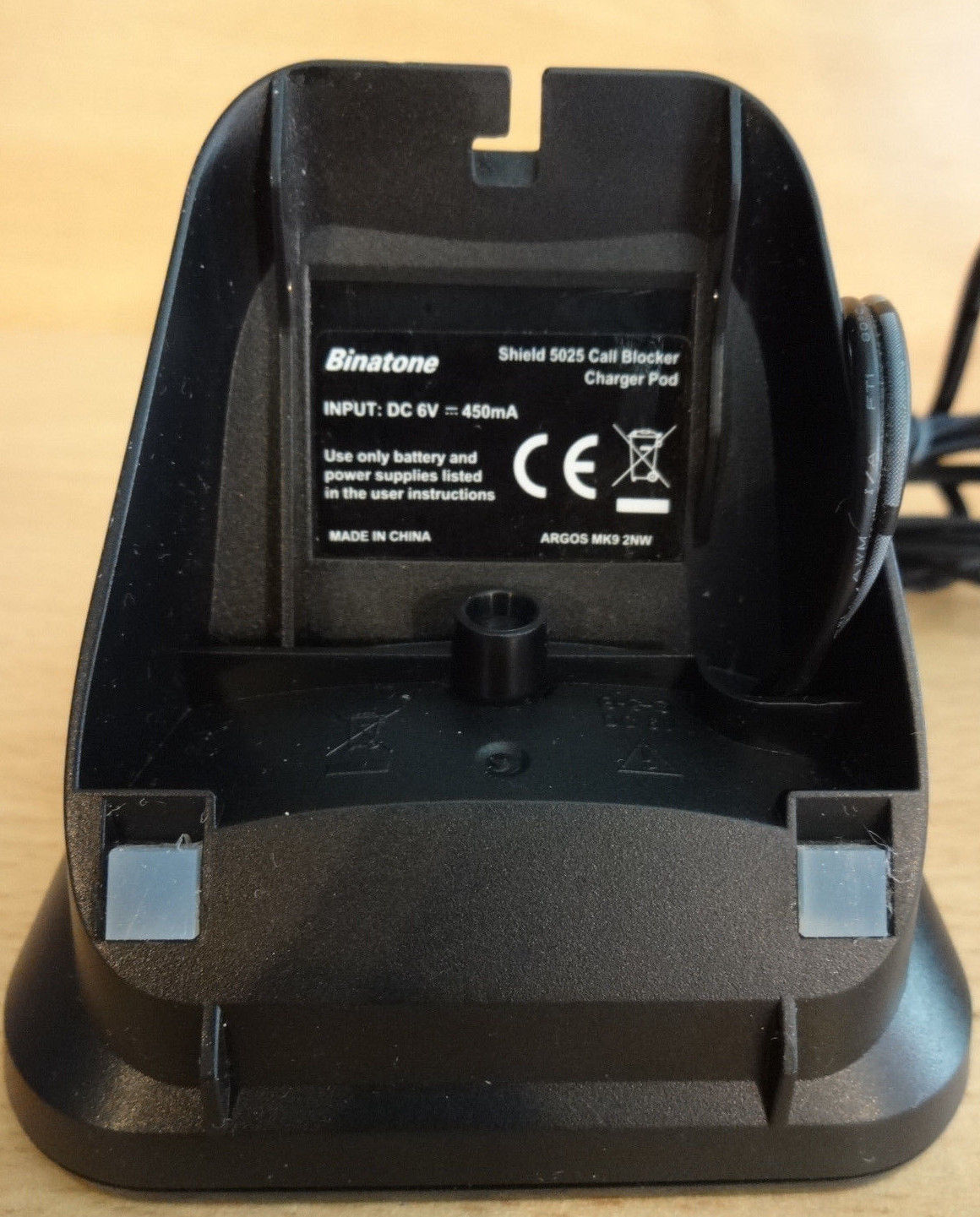 Binatone Shield 5025 Additional Handset Charging Base With Power Cable ...