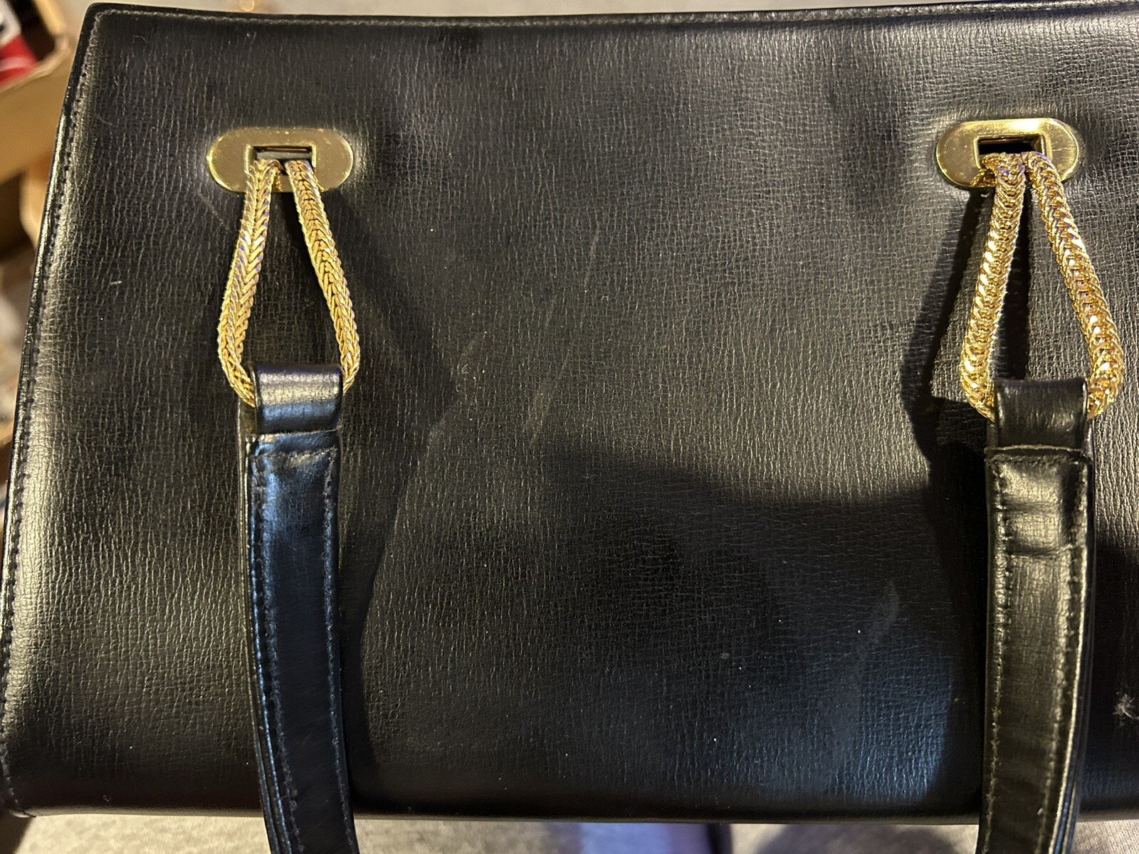 Vintage 1950s Block Leather Purse Gorgeous - Gem