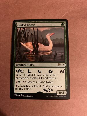 MTG Magic Gilded Goose Signed Artist Proof x1 Secret Lair Edition Allen ...