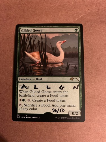 MTG Magic Gilded Goose Signed Artist Proof x1 Secret Lair Edition Allen ...