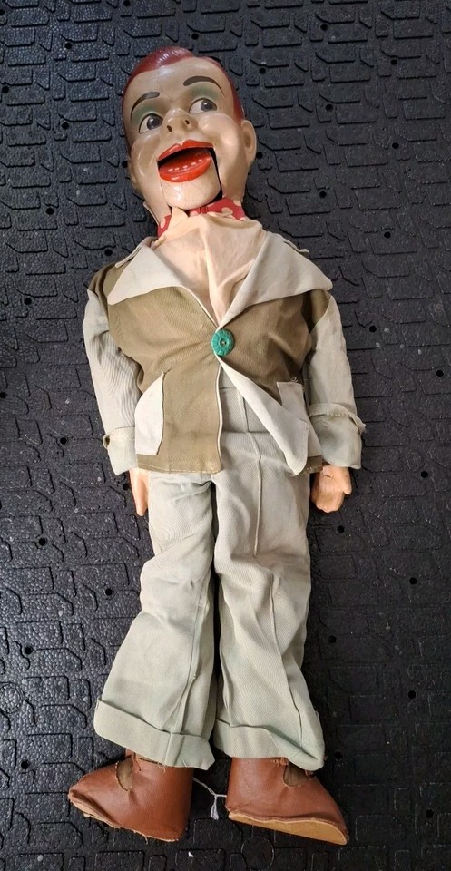 JERRY MAHONEY 24” Ventriloquist Dummy Puppet Figure Doll Vintage 1950s ...