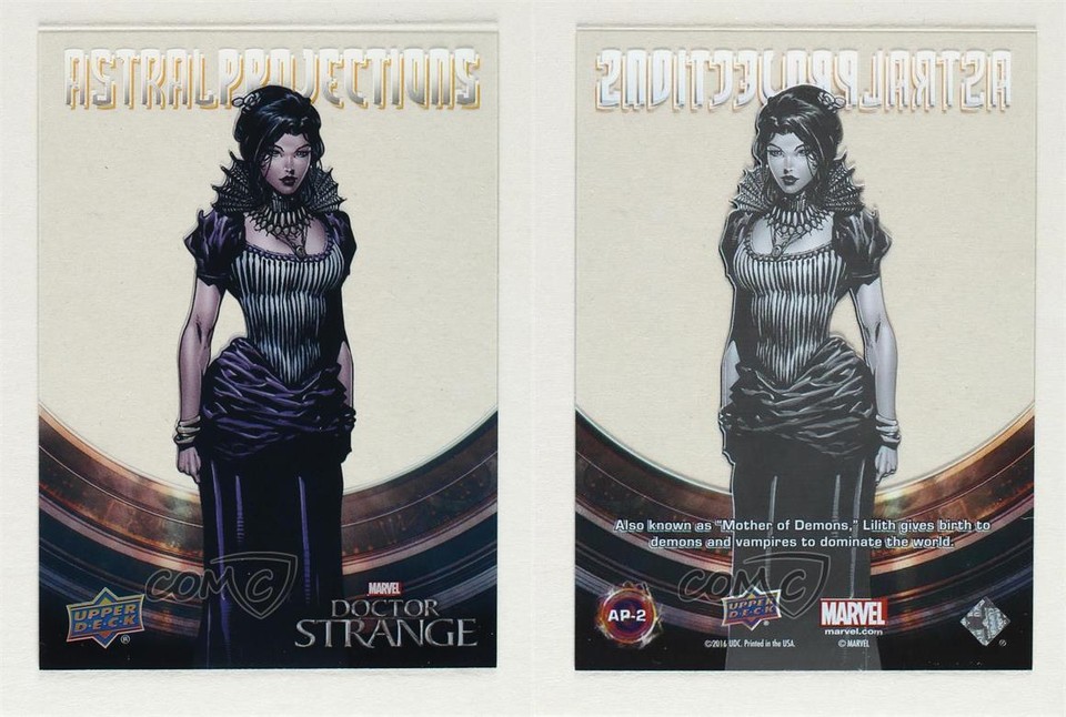 2016 Upper Deck Marvel Doctor Strange Astral Projection Lilith #AP-2 ...