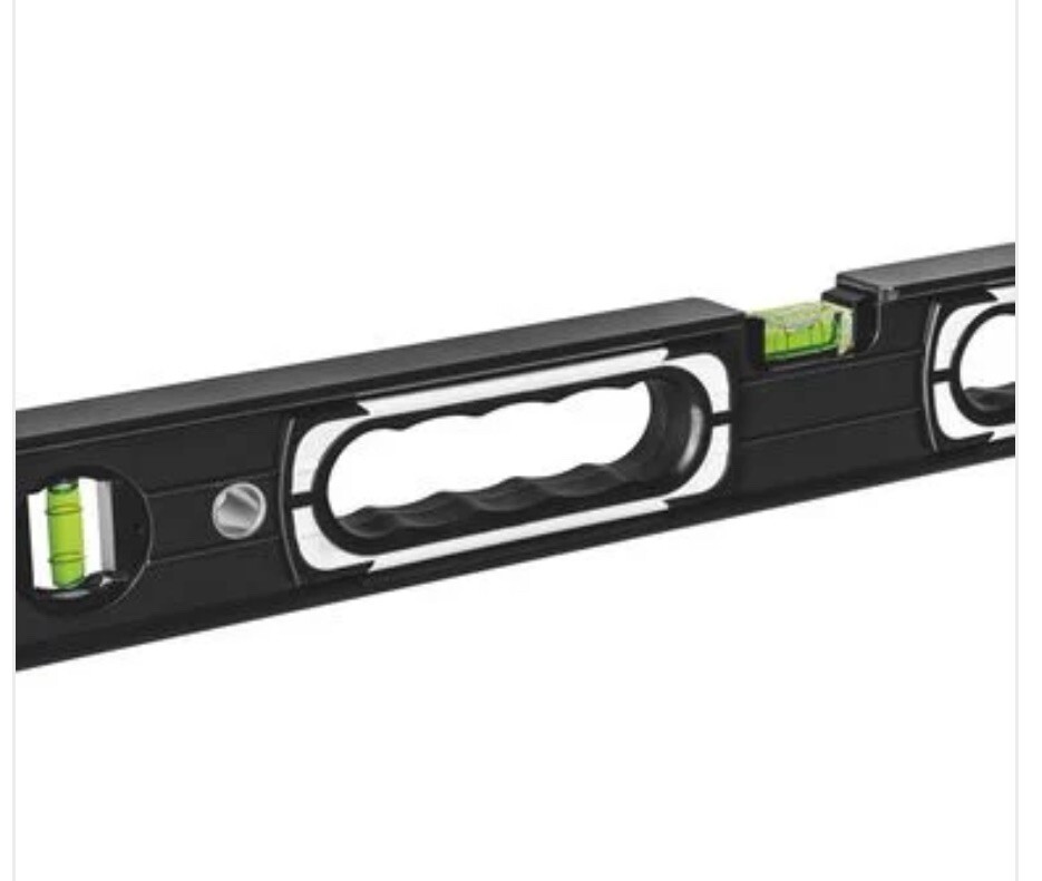 Stabila Dark Shadow Type 196-2 24 Inch & 48 Inch Level Set 37300 plus ...