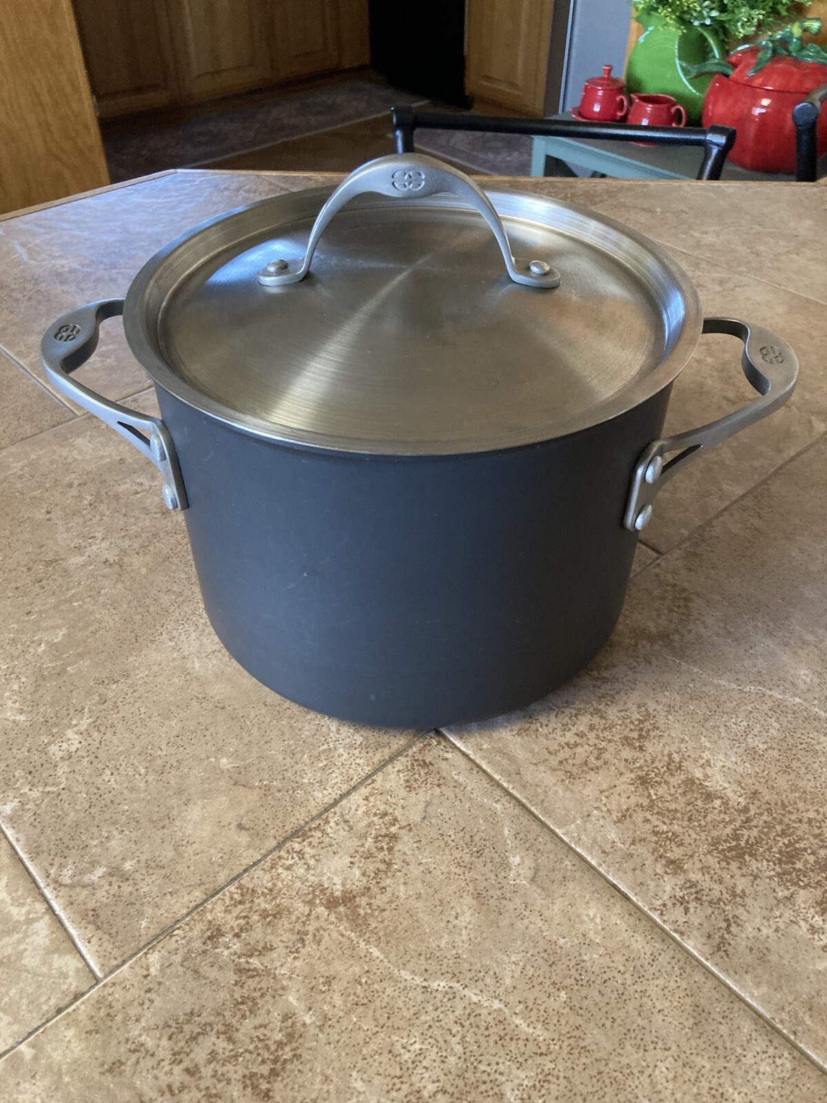 Calphalon One Infused Anodized 6.5 Qt Stockpot w Pasta Insert - Very ...
