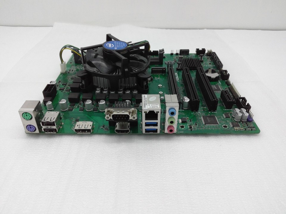 ASUS Pro H410M-C2 MicroATX DDR4 Motherboard+ Intel Core I3-10100@3.6GHz ...