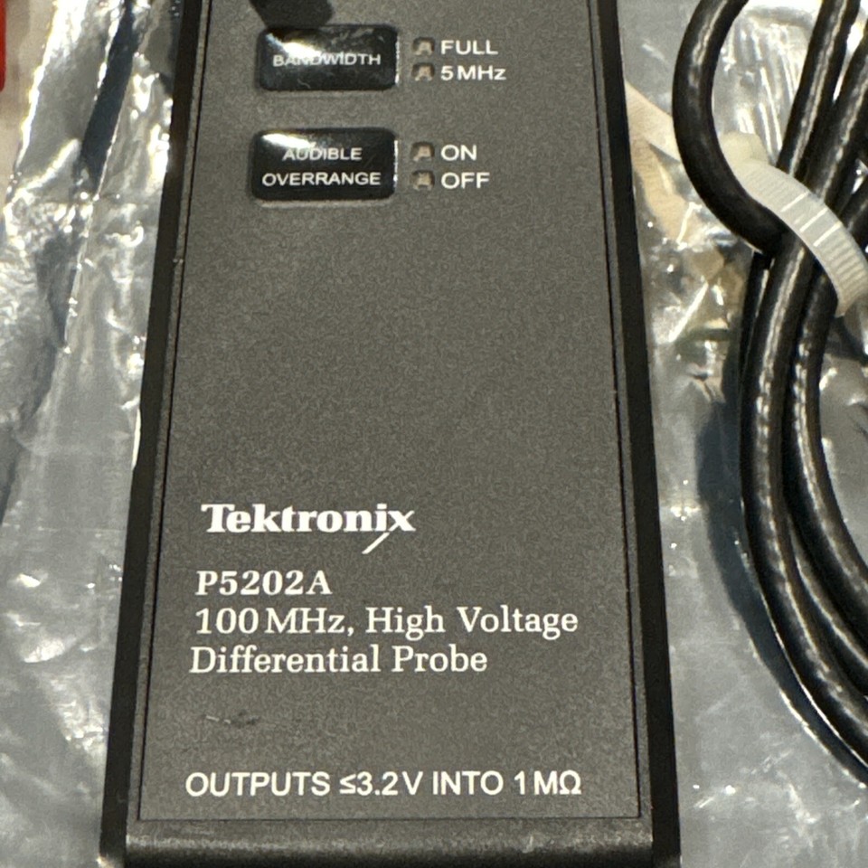 Tektronix P5202A High Voltage Differential Probe 100MHz- Tested- W ...