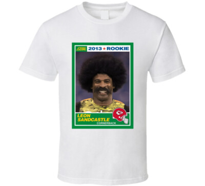 Leon Sandcastle Rookie Card Deion Sanders Alter Ego Fan T Shirt | eBay