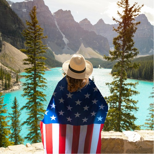 Anley American Flag Cape 3 x 5 FT - USA Flag Cape Patriotic Flag ...