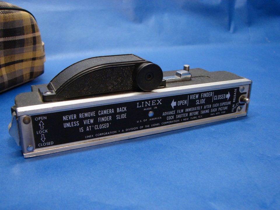 1954-56 Original Postwar Lionel 570 Linex Stereo Camera + Carrying Case ...