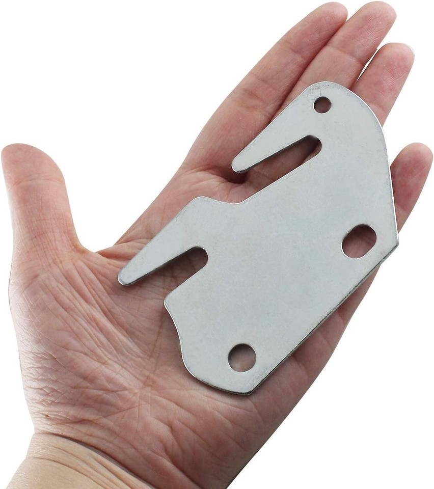 4 Pcs #10 Bed Frame Hooks Wooden Bed Rail Hook Plates with Pin Bed Rail ...