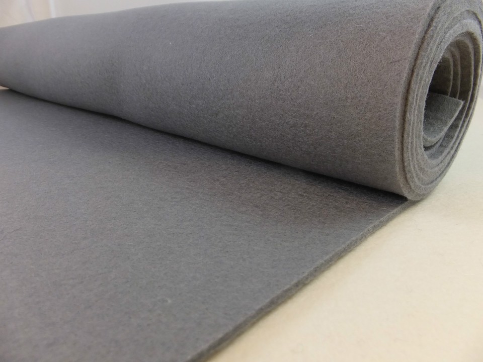 3mm - 4mm thick pressed 100% Wool Felt 60cm wide per 0.5 metre & sheets ...