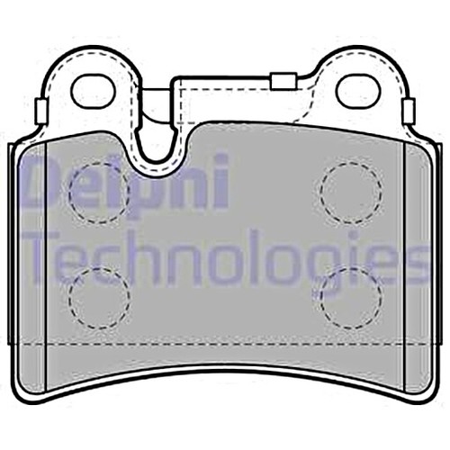 DELPHI Disc Brake Pad Set For VW Touareg 02-10 7L6698451B | eBay