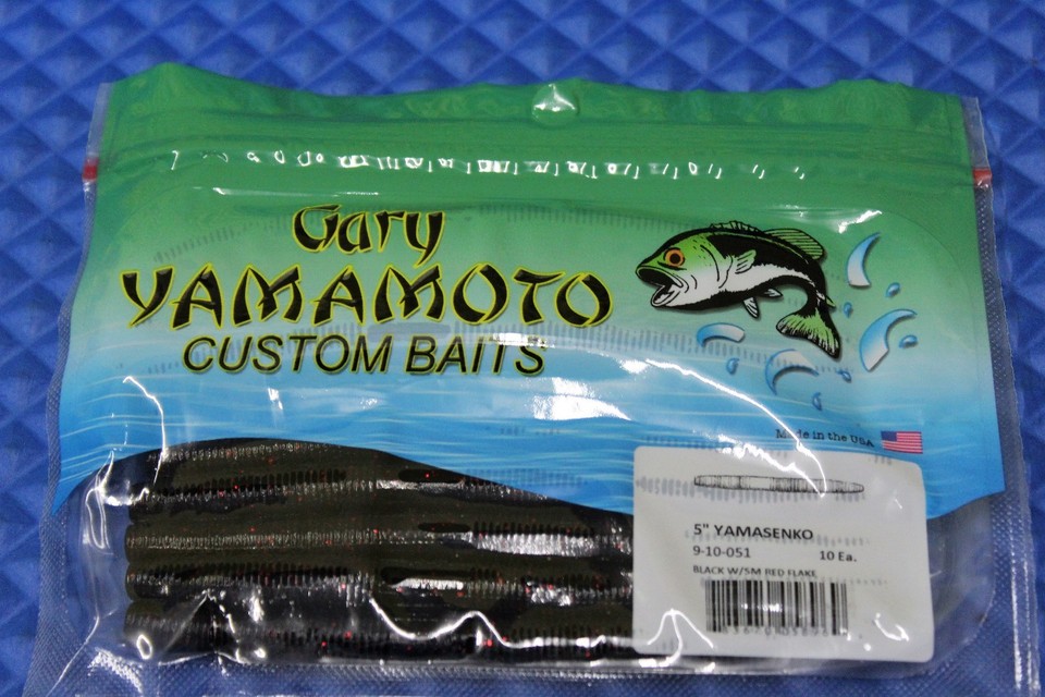 Gary Yamamoto 5" Yamasenko Custom Baits 9-10 Series 10 Pack CHOOSE YOUR ...