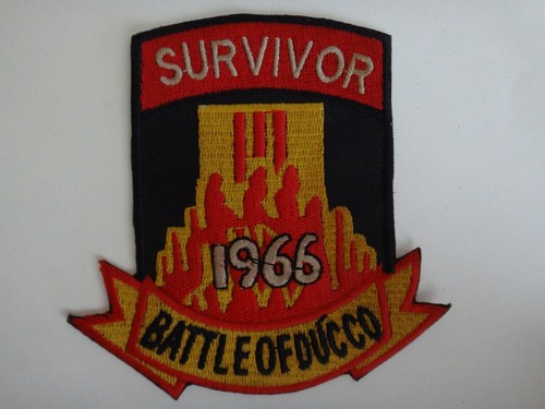 Survivor Battle Di Duc Co 1966 Vietnam Guerra Patch | eBay