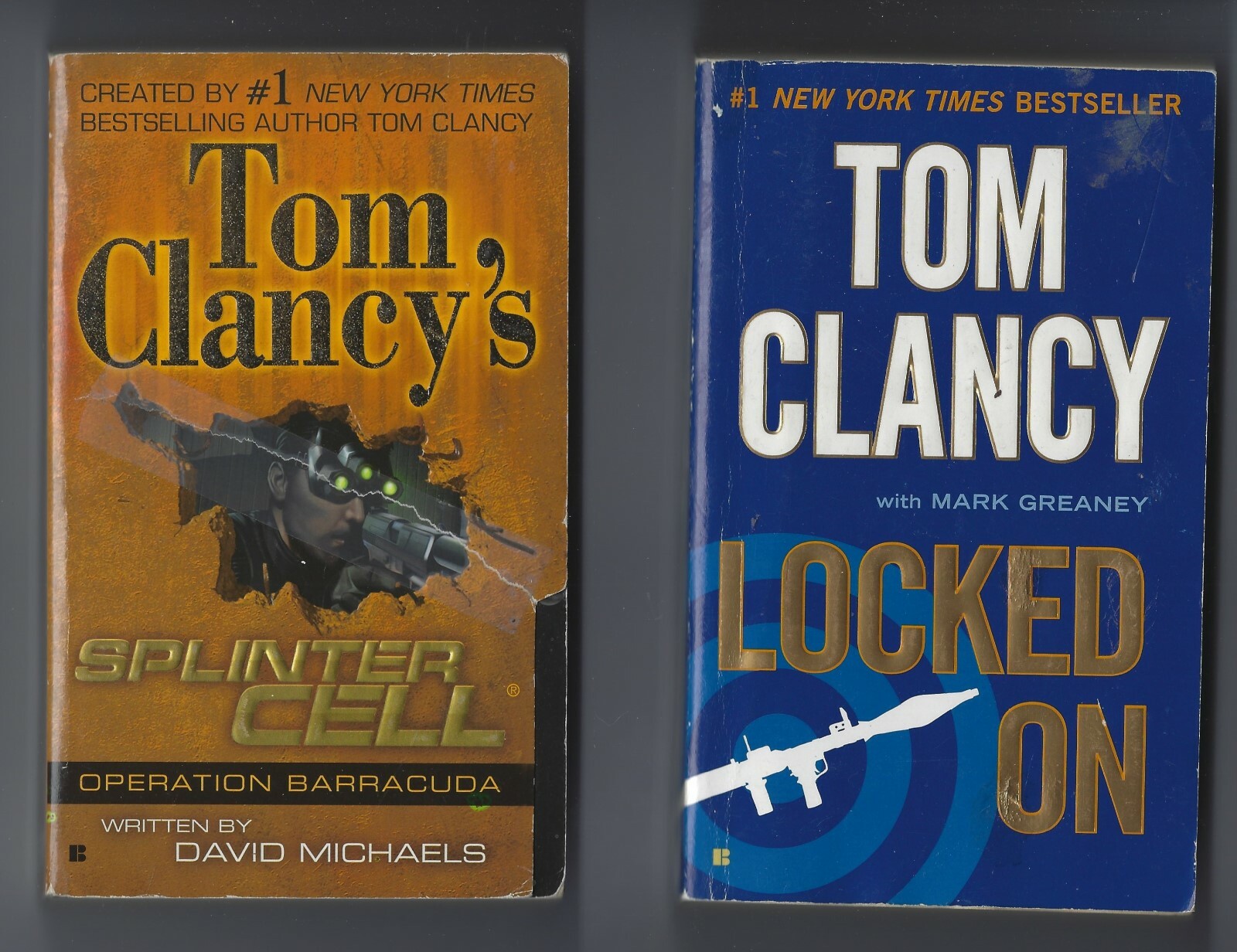 TOM CLANCY 6 BOOKS LOCKED ON OP CENTER AGAINST ALL ENEMIES SPLINTER ...