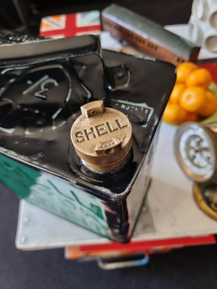 Vintage Shell Petrol can....1937... | eBay UK