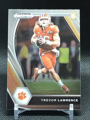 2021 Panini Prizm Draft Picks Trevor Lawrence Rookie Card #106 Jaguars ...