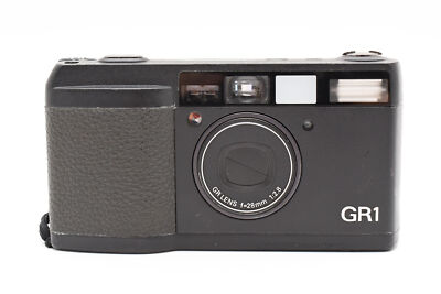 Perfect LCD [Near MINT] RICOH GR1 Black Point & shoot 35mm film camera ...