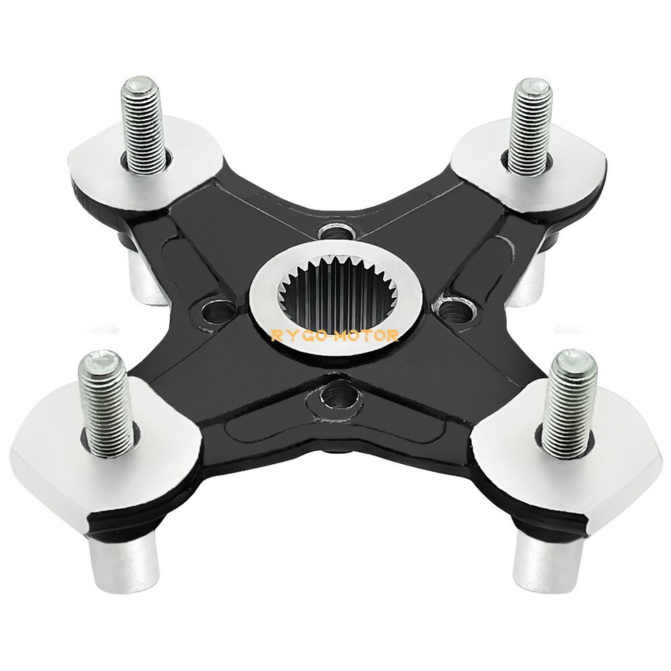 Wheel Hub &Brake Rotor w/Studs for Can-Am Outlander 450 500 570 650 800 ...