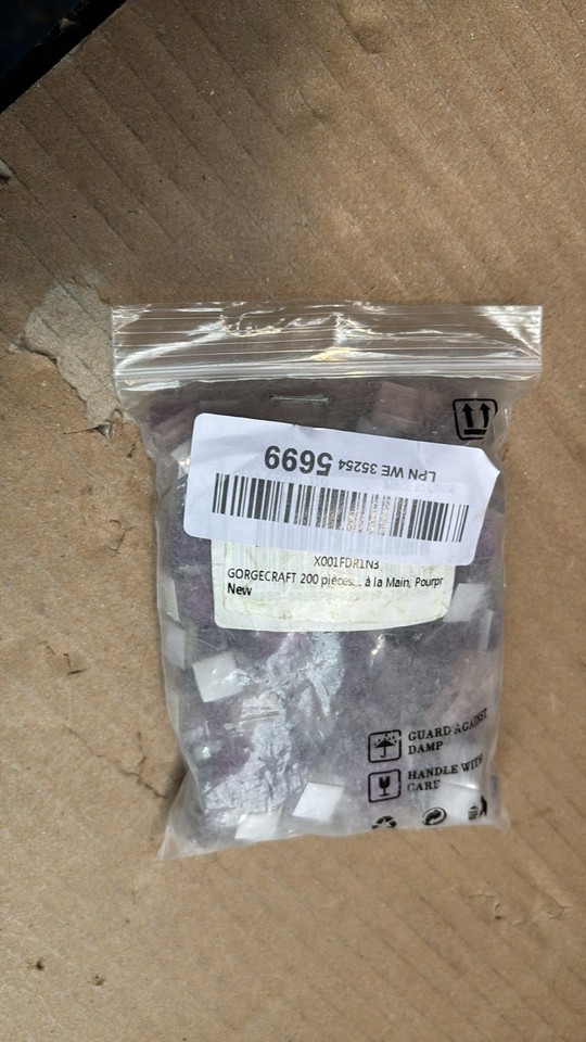 Hama Beads 200 Pieces, 1cm Square Glass Mosaic Tiles DIY Mosaic Process ...