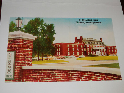 SHARON PA - 1950's ERA POSTCARD - SHENANGO INN - MERCER COUNTY | eBay