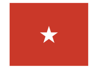 4" army bg flag brigadier general red bumper sticker decal usa made | eBay