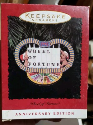 1995 Hallmark Keepsake Ornament Wheel of Fortune Anniversary Edition ...