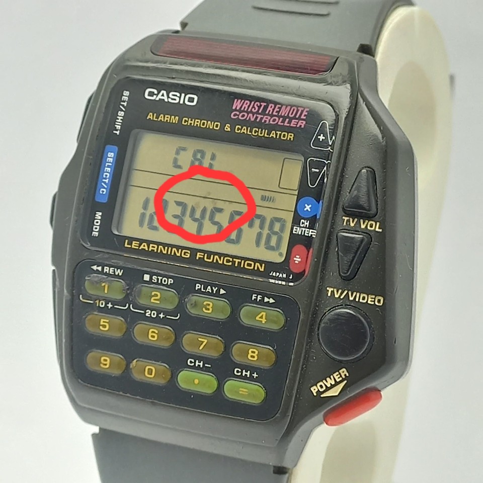 Casio CMD-40 Wrist Remote Controller 1174 Vintage Men’s Watch ...