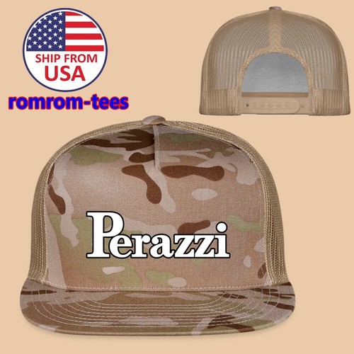 Perazzi Army Brown Tan Trucker Hat Cap Adult Size | eBay