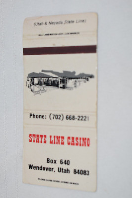 State Line Casino Wendover Utah 30 Strike Matchbook Cover | eBay