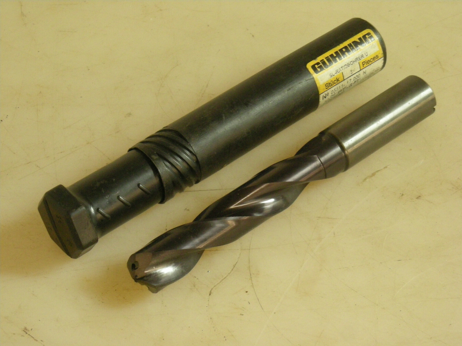 Guhring 17mm Solid Carbide Drill RT 100 U 5xD nano-FIREX Coating 140 ...