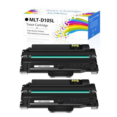 2PK MLT-D105L Toner Compatible for Samsung L105 work with ML-2525W ML ...