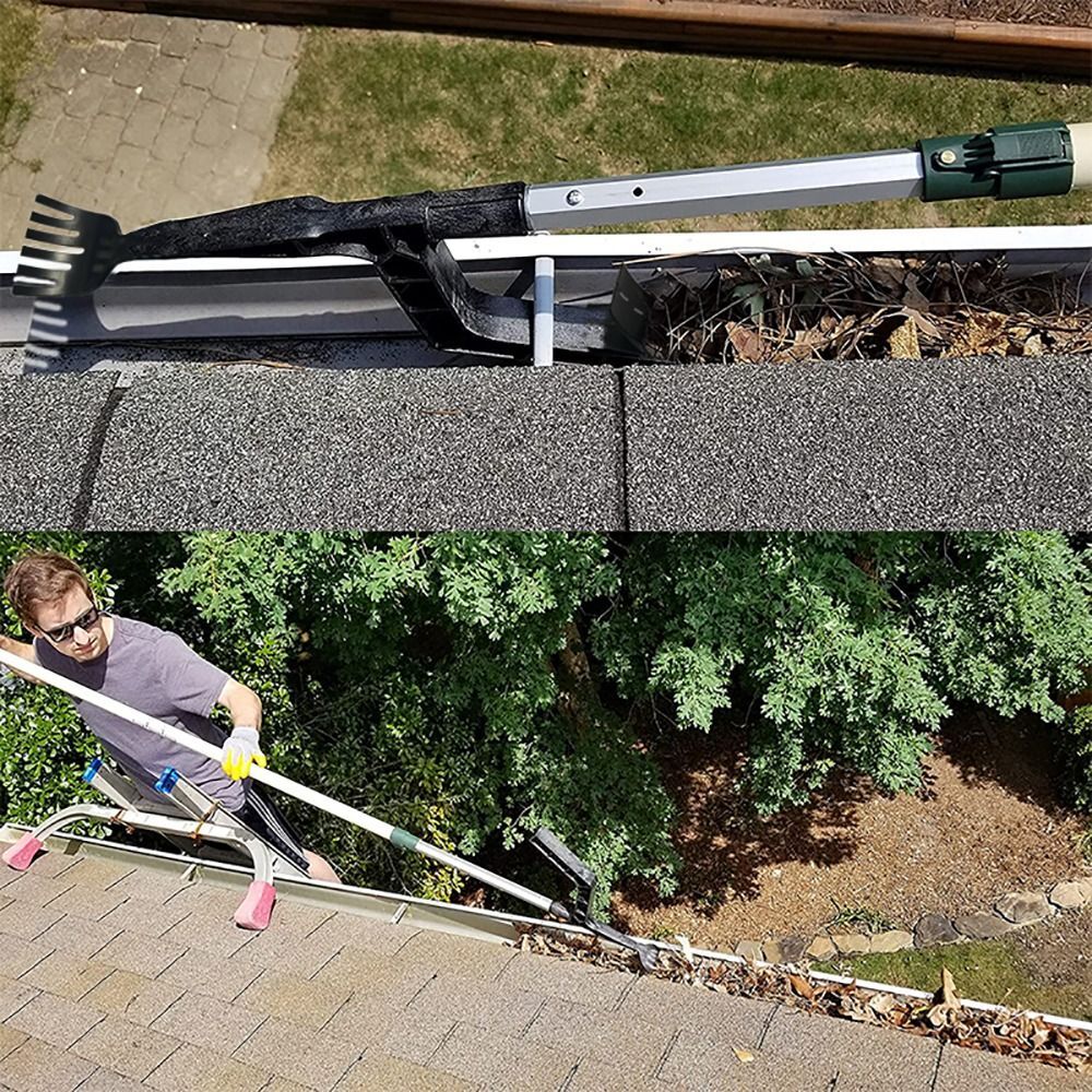 Threaded Design Roof Cleaning Tool Gutter Tool Gutter Cleaning Cleaning ...
