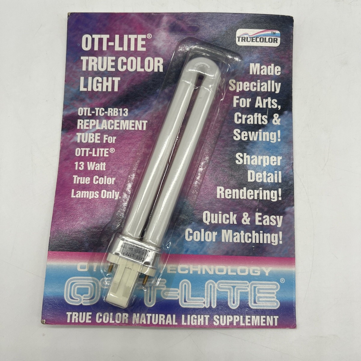 Ottlite True Color Tube Bulbs LED Type P Replacement Bulb For