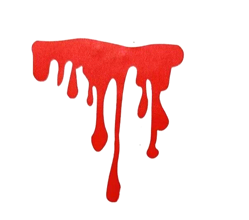 New Red Blood Drip Permanent Decal Sticker Vinyl Windows Car 4” | eBay